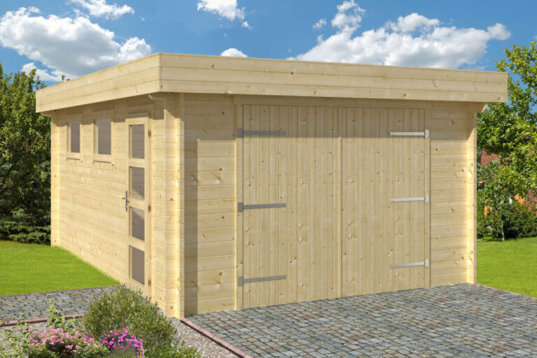 Lesena garaža Marketta 18.5m2 - Vrtne Ute 24